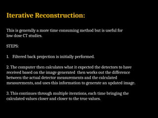 Comprehensive Overview of CT Generations and Image Reconstruction ...