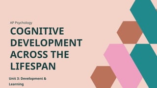 Comprehensive Overview of Cognitive Development Across the Lifespan in ...