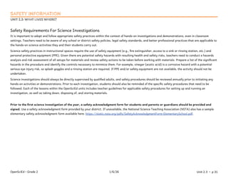 Exploring Habitats and Biodiversity: Grade 2 OpenSciEd Unit 2.3 ...
