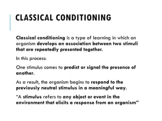 Comprehensive Overview of Learning Theories: Classical, Operant, and ...
