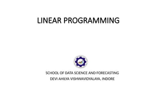 Comprehensive Guide to Linear Programming: Formulation and Graphical ...