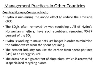 Comprehensive Overview of Aluminium Production, Environmental Impact ...