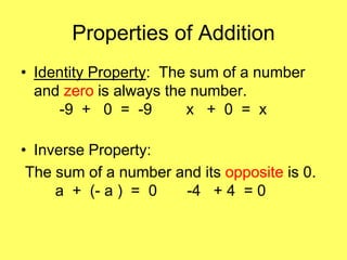 2.2 add real numbers 1 | PPT