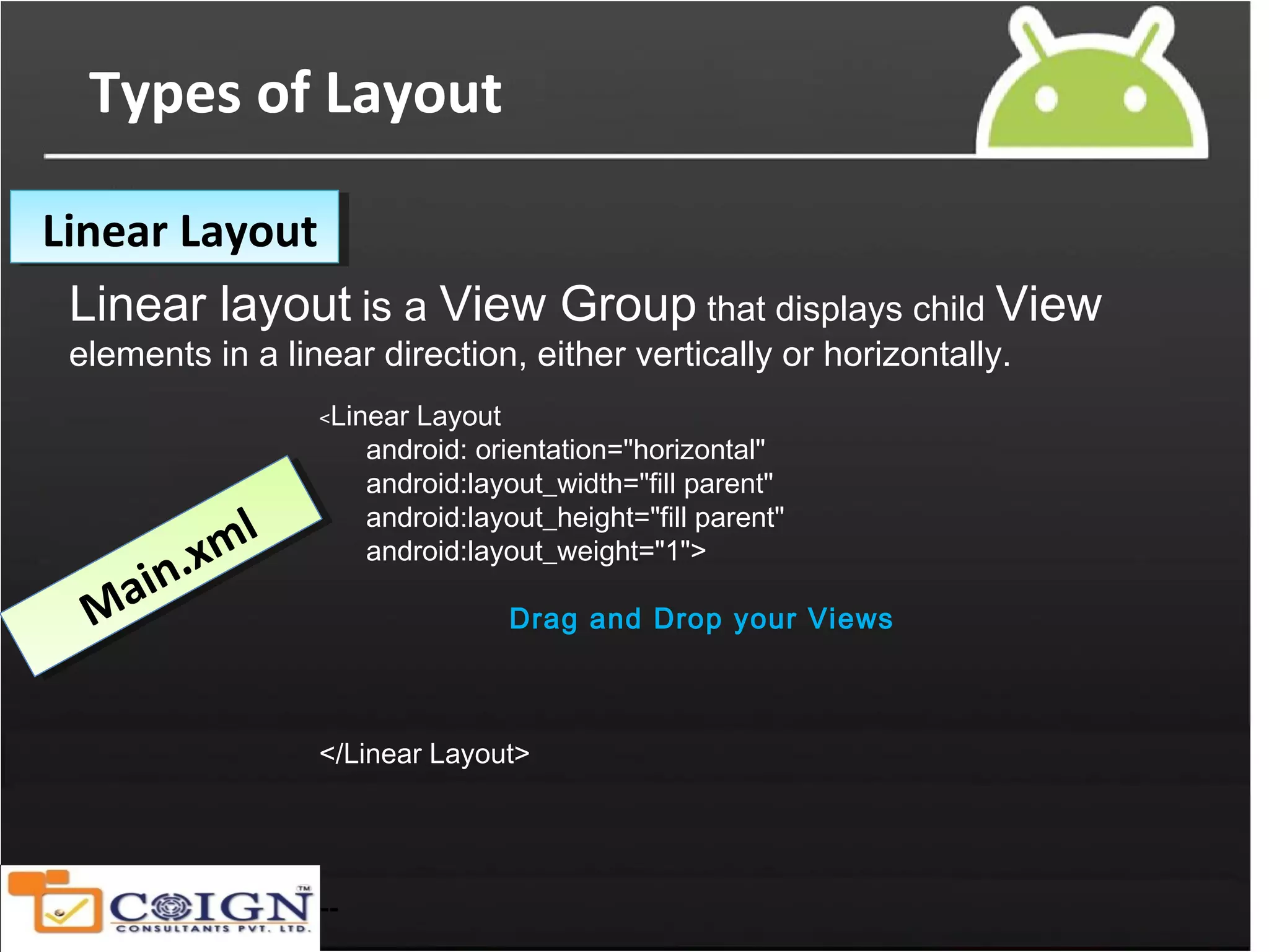 android layouts | PPT