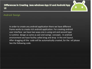 android layouts | PPT