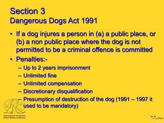 2.2 Dangerous Dogs - Trevor Cooper | PPT