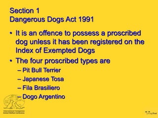 2.2 Dangerous Dogs - Trevor Cooper | PPT