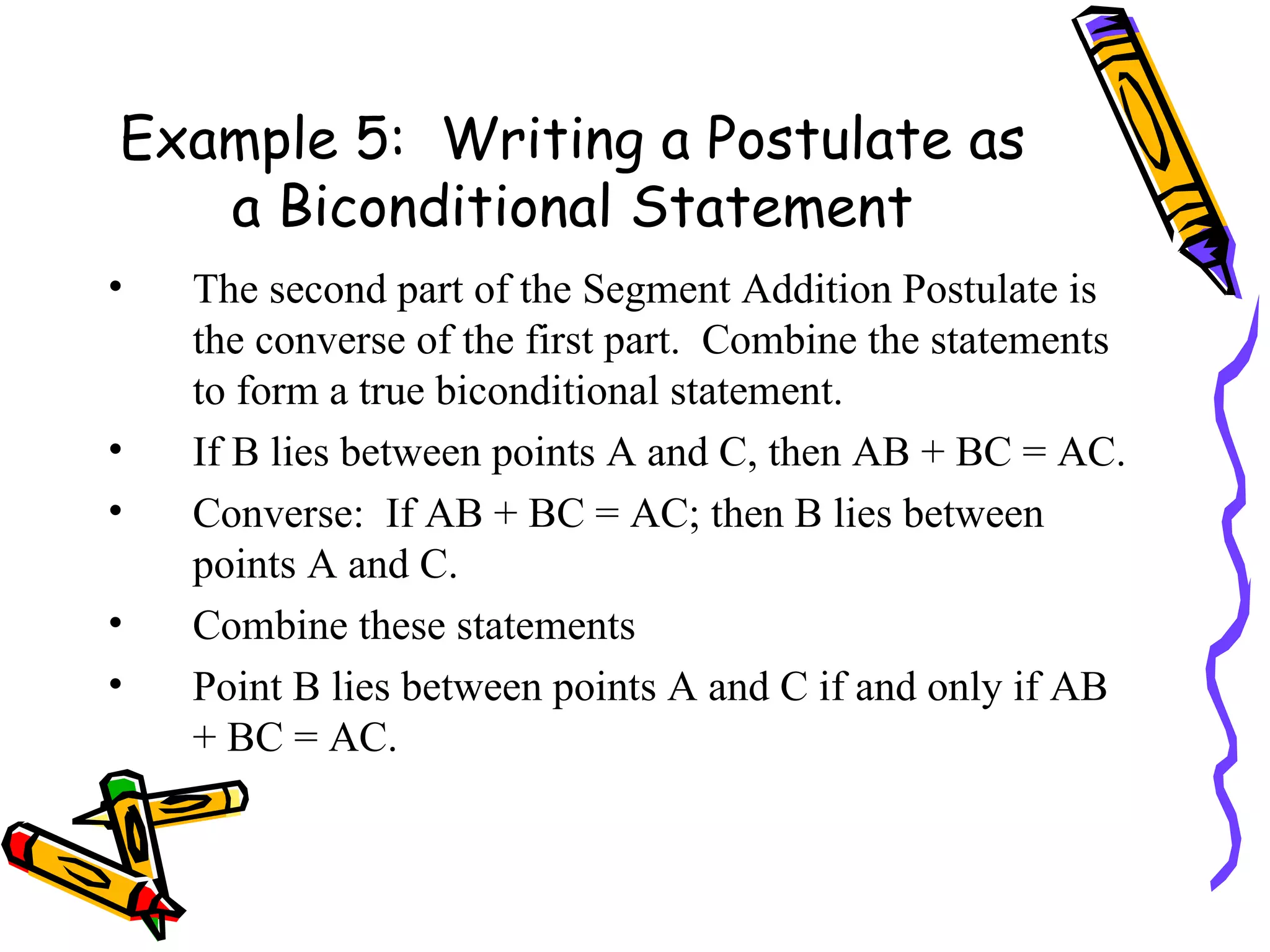 2.2 definitions and biconditionals | PPT