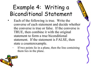2.2 definitions and biconditionals | PPT