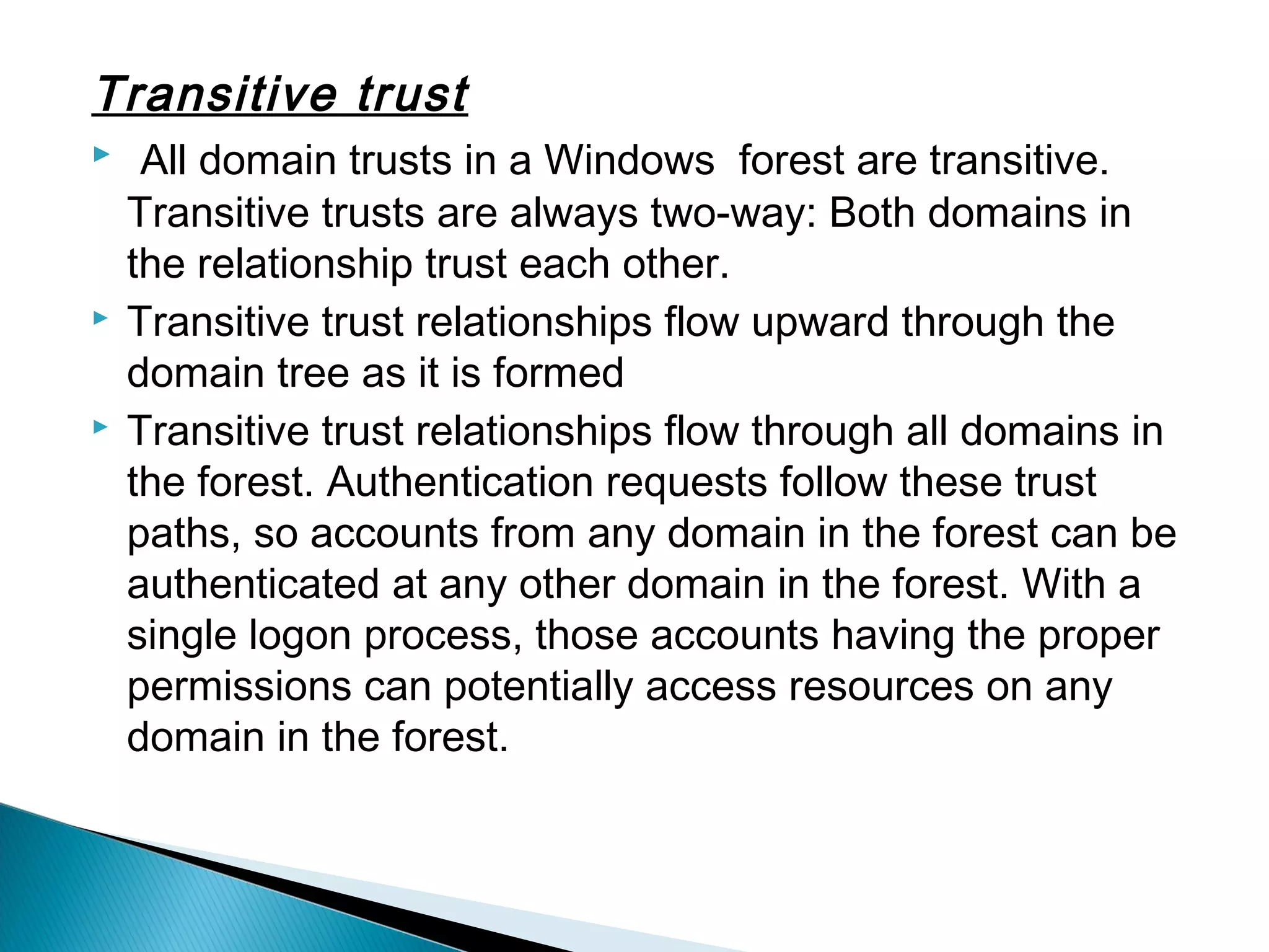 2.2 determining trust relationships | PPT