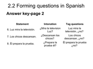 2.2 forming questions | PPT
