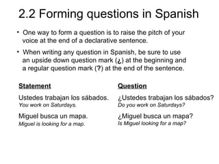 2.2 forming questions | PPT
