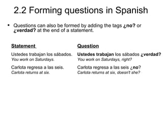2.2 forming questions | PPT