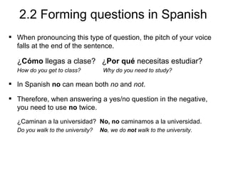 2.2 forming questions | PPT