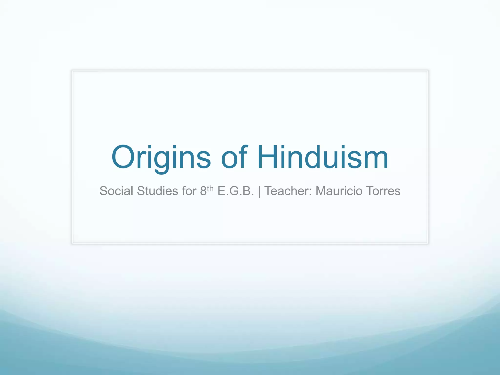 Hinduism | PPTX