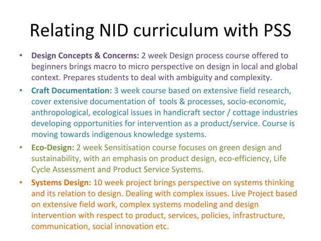 2.2Indian (NID) perspective on PSS design for sustainability | PPT ...