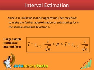 Interval Estimation & Estimation Of Proportion | PPTX