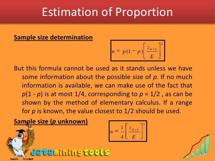 Interval Estimation & Estimation Of Proportion