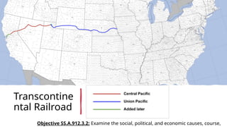 Manifest Destiny and the Railroads - US History | PPTX