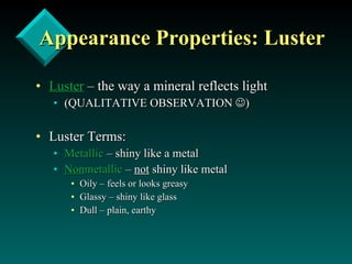 2.2 mineral properties | PPT
