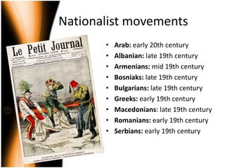 Nationalism in the Ottoman Empire | PPTX