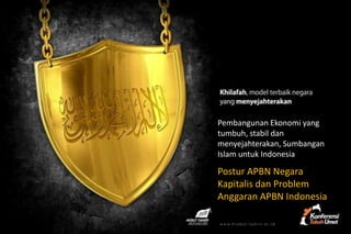 Postur APBN negara kapitalis dan problem anggaran apbn indonesia | PPT