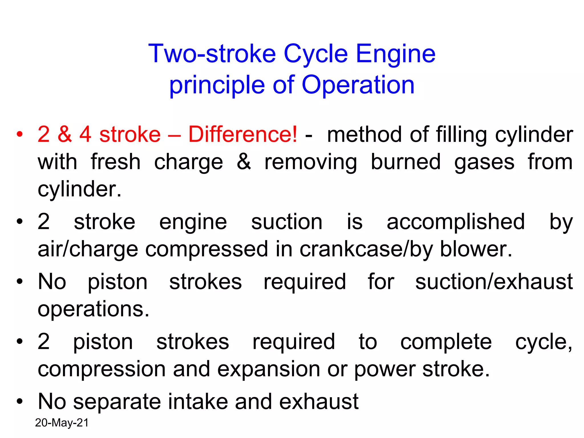 4 stroke engine working principle | PPT