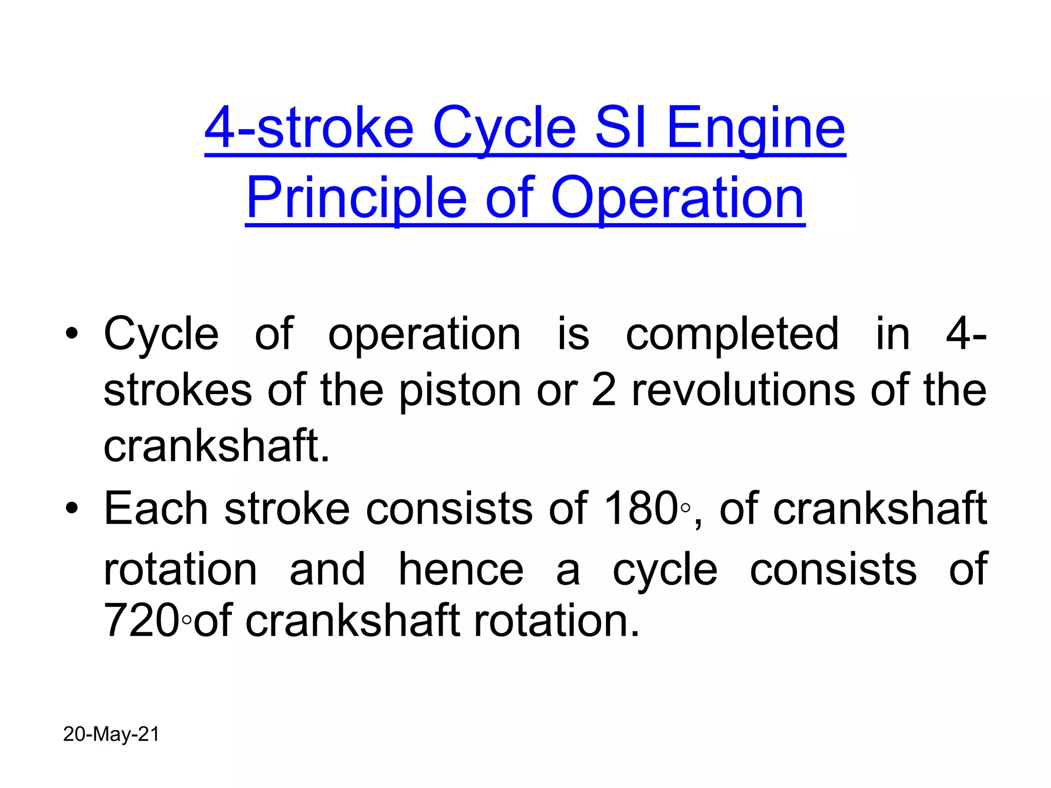 4 stroke engine working principle | PPT
