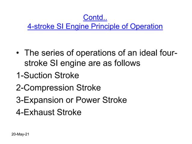 4 stroke engine working principle | PPT | Motorcycles | Automotive