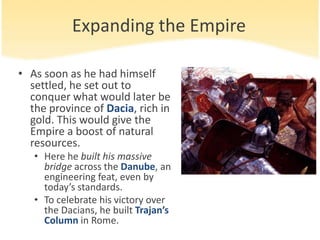 Trajan | PPTX | Celebrity Families | Pop Culture