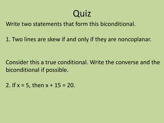 Deductive Reasoning: Law of Detachment/ Logic Puzzles | PPTX