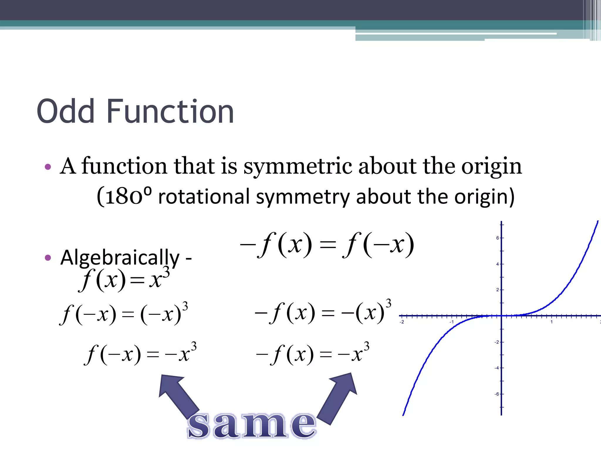2.3.1 properties of functions | PPTX