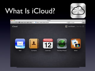2 3-2012 Take Control of iCloud | PPT