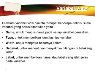 2-3. Pengenalan SPSS dan Deskriptif (1).ppt