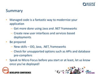 2.3 (Architecture) Moving to Managed Code | PDF