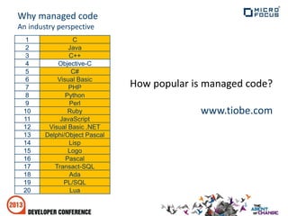 2.3 (Architecture) Moving to Managed Code | PDF