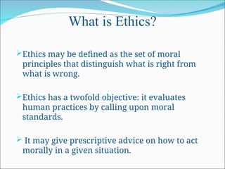 Ethics History, Ethics History, Theoratical Perspective | PPT
