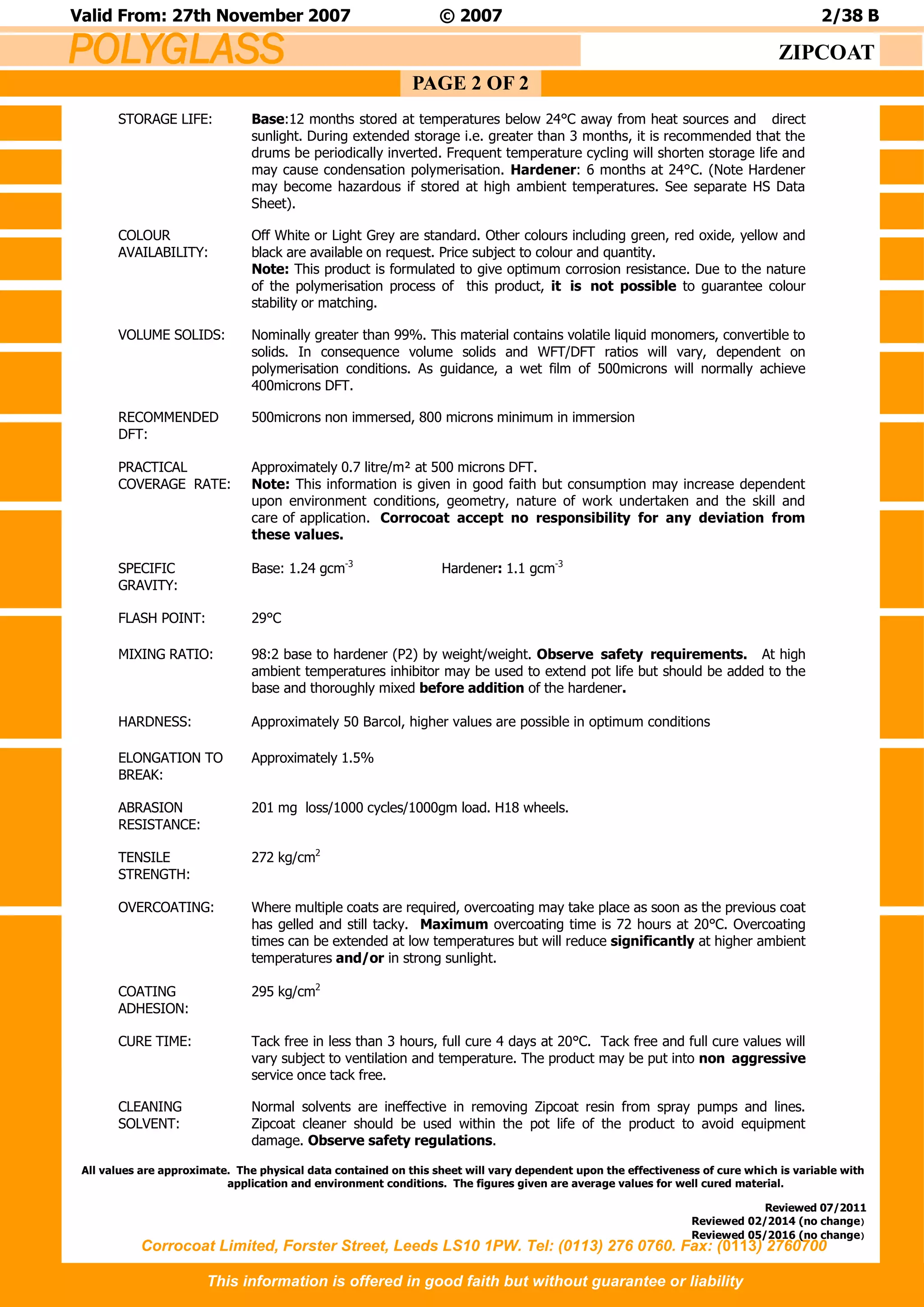 POLYGLASS ZIPCOAT | PDF