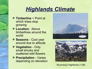 2-3 Climate Zones & Vegetation | PPT
