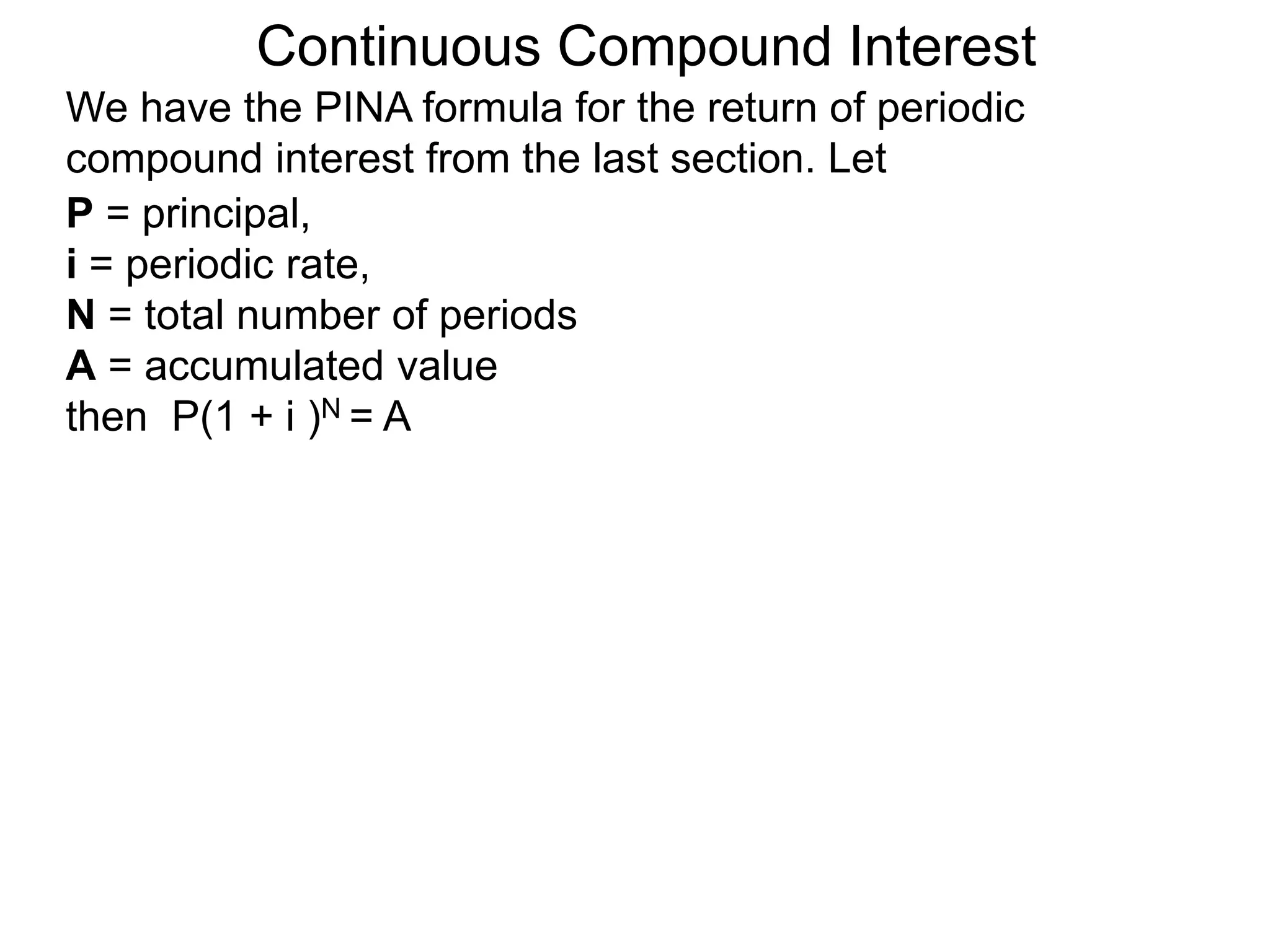 2.3 continuous compound interests | PPTX