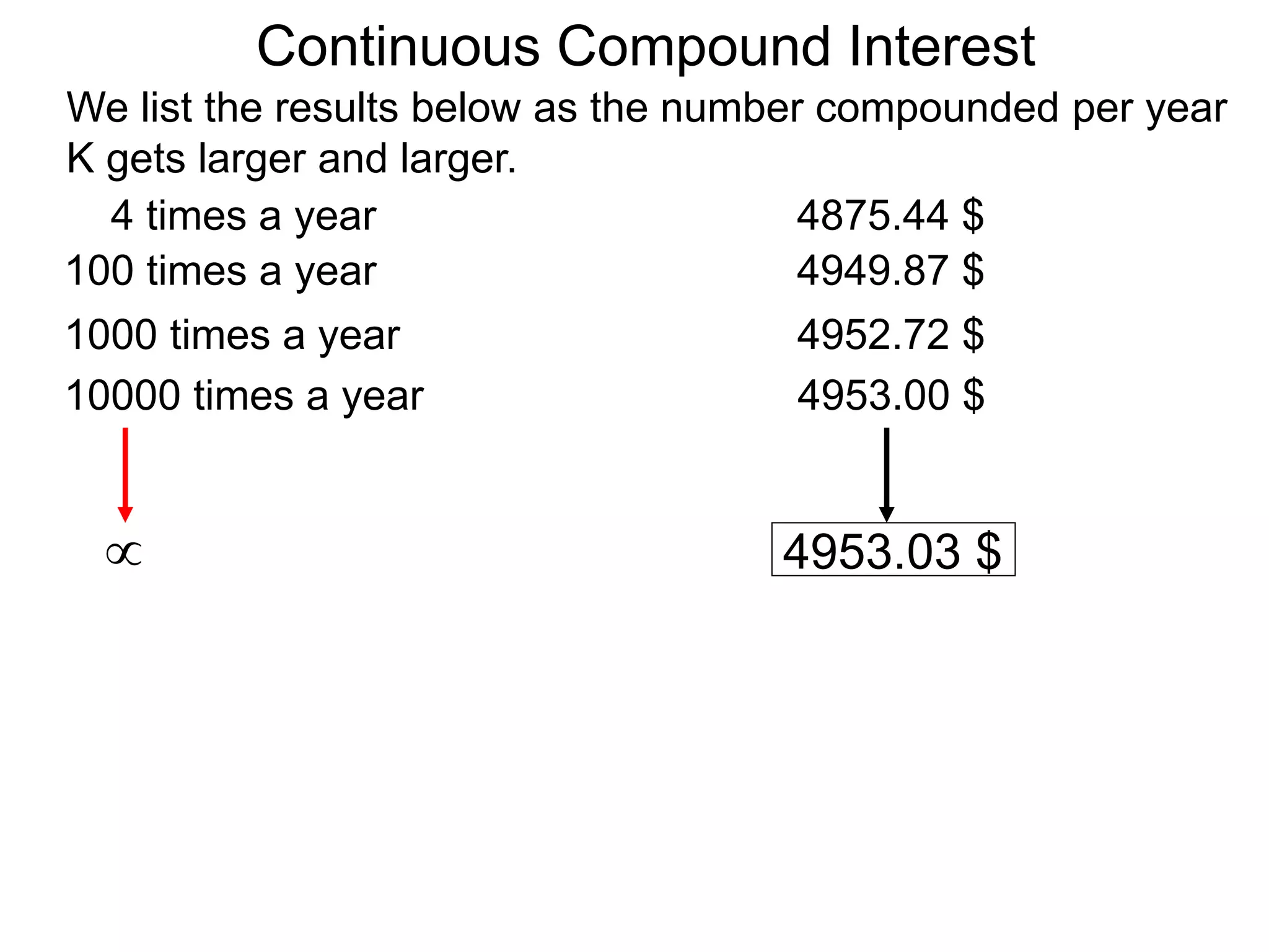2.3 continuous compound interests | PPTX