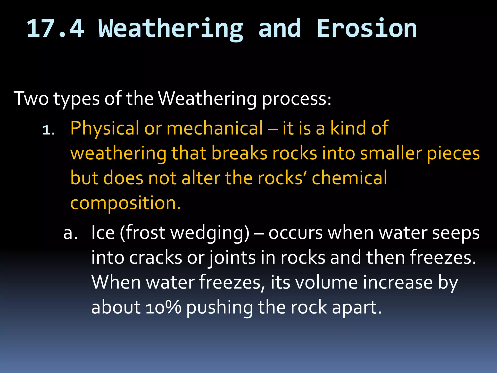 2.3c weathering and erosion | PPTX