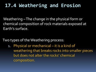 2.3c weathering and erosion | PPT