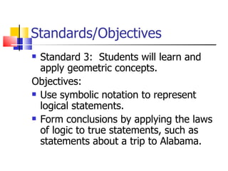 2.3 deductive reasoning | PPT