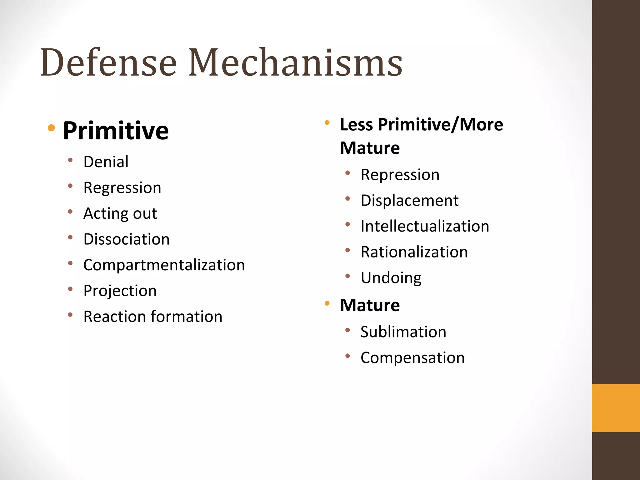 2 3 defense mechanisms | PPT