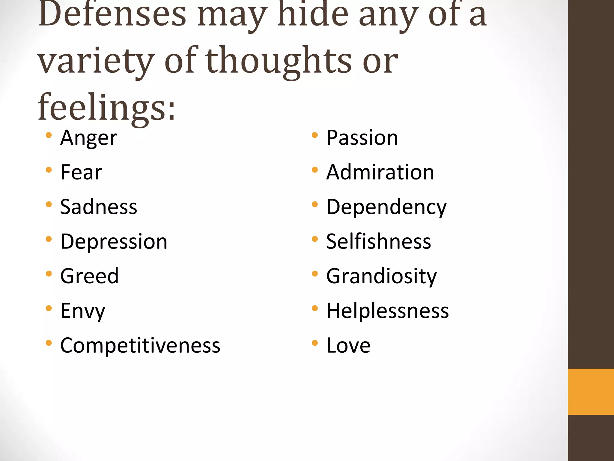 2 3 defense mechanisms | PPT