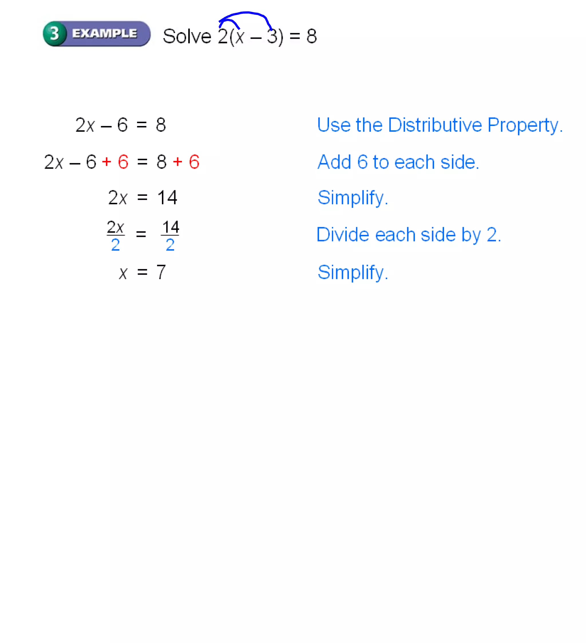 Solving Equations - Distributive Property | PPT