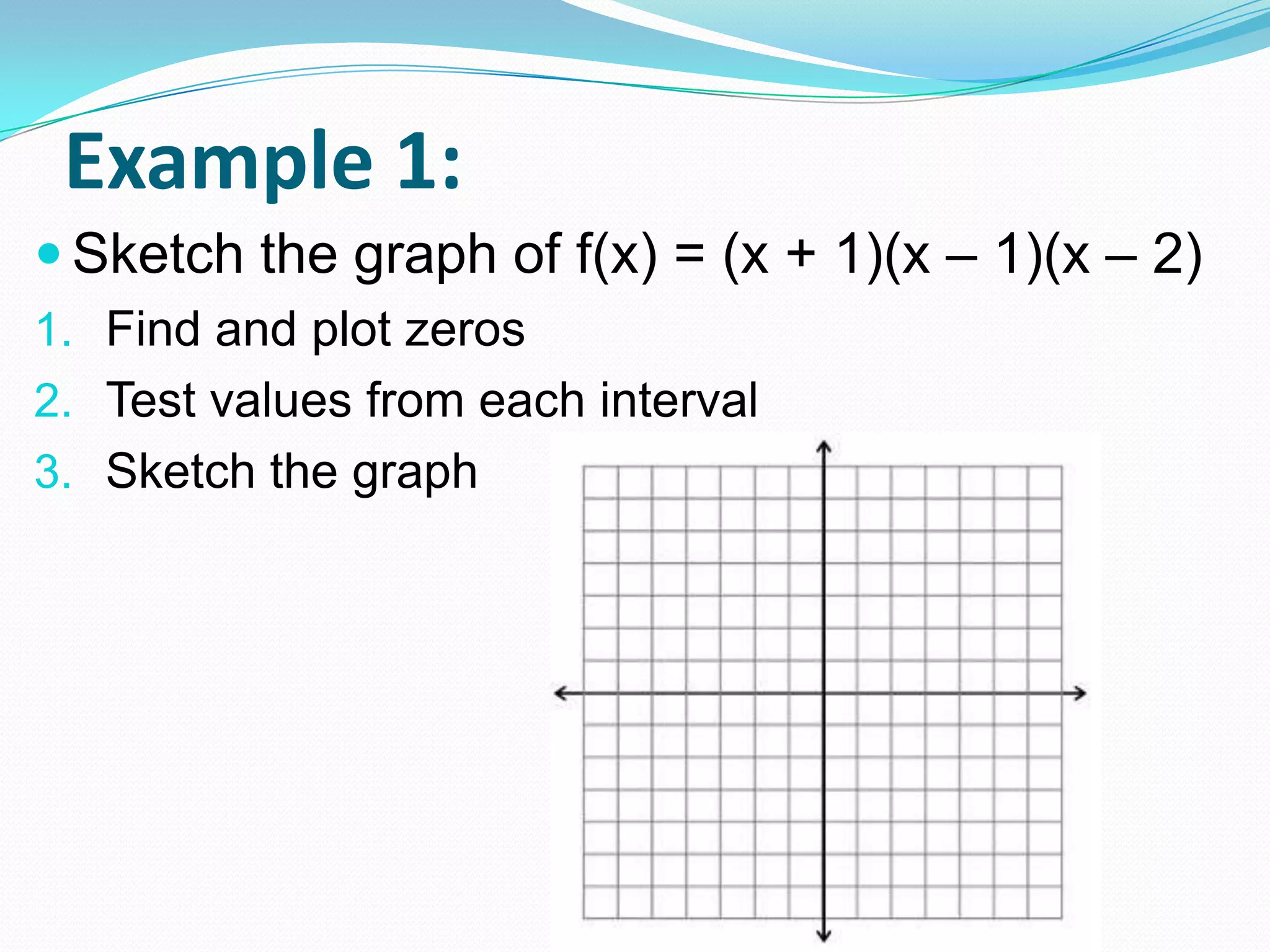 2 3 graphing polynomials | PPT