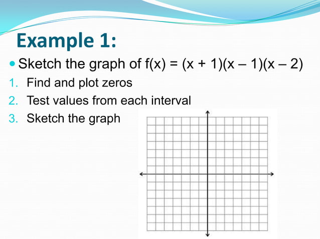 2 3 graphing polynomials | PPT