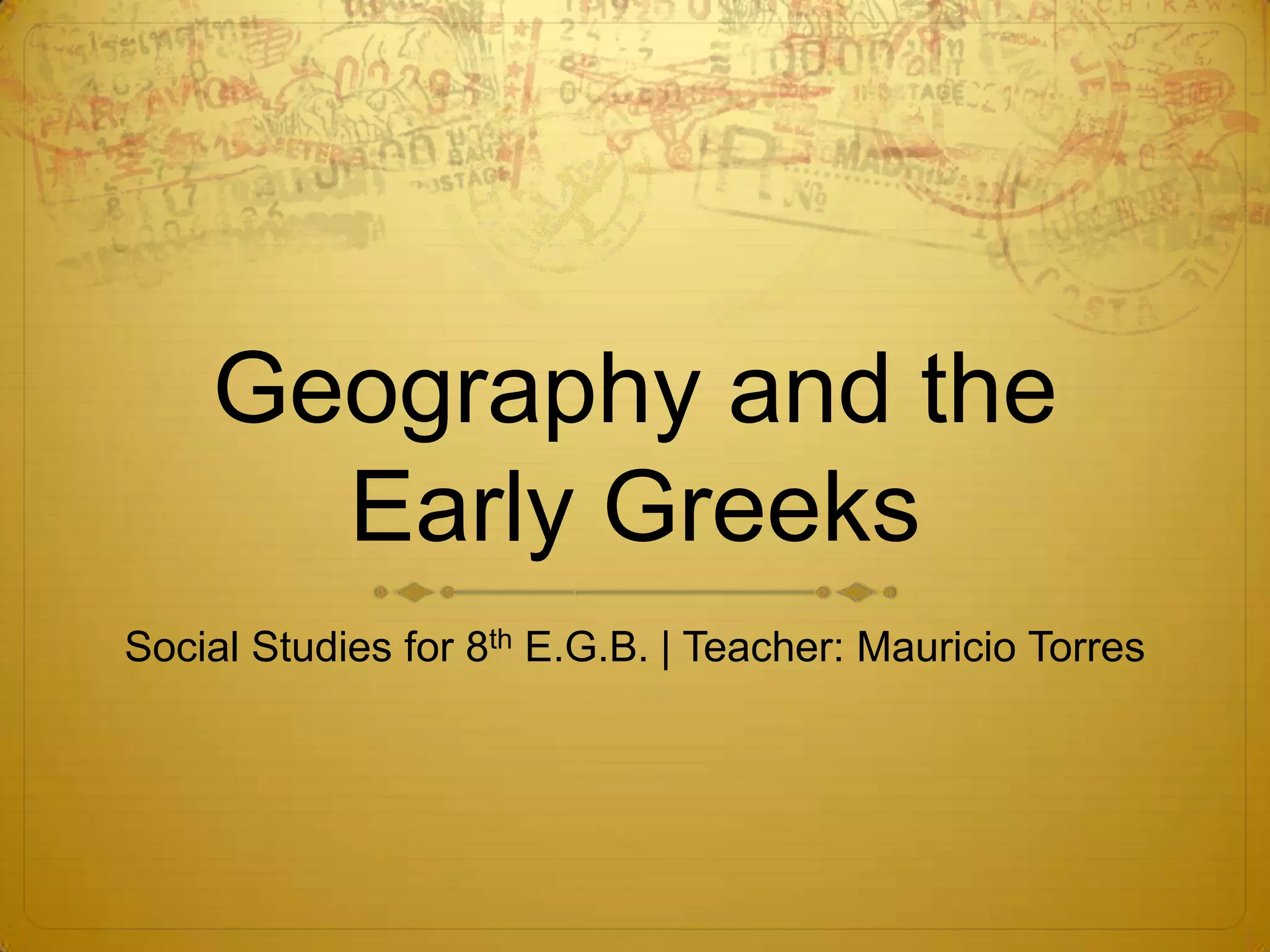 Greek Geography | PPTX | Geography | Science